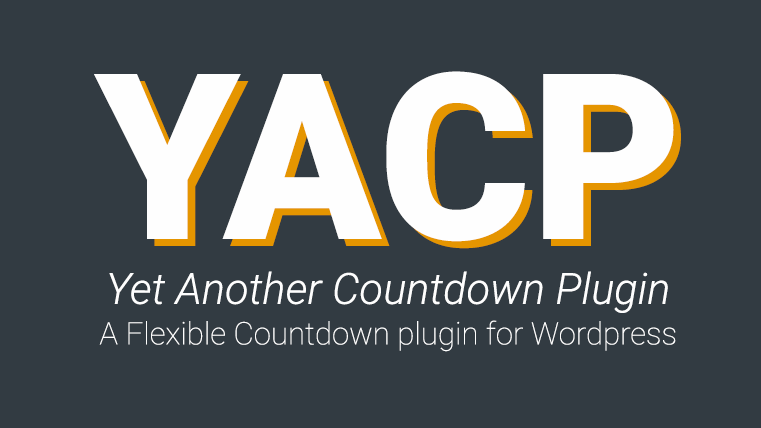 YACP - Yet Another Countdown Plugin - An easy-to-use Wordpress Countdown Plugin